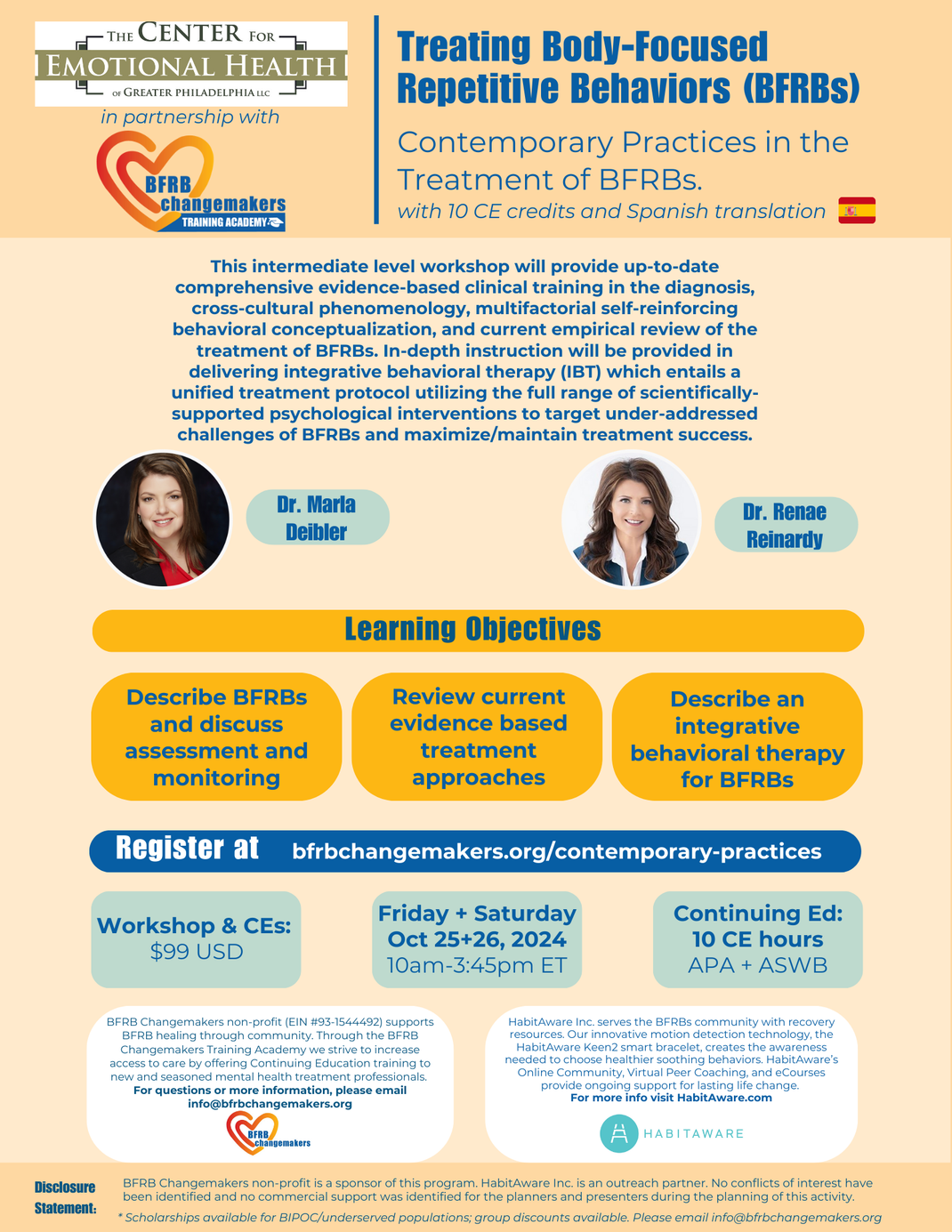 BFRB Changemakers Training Academy